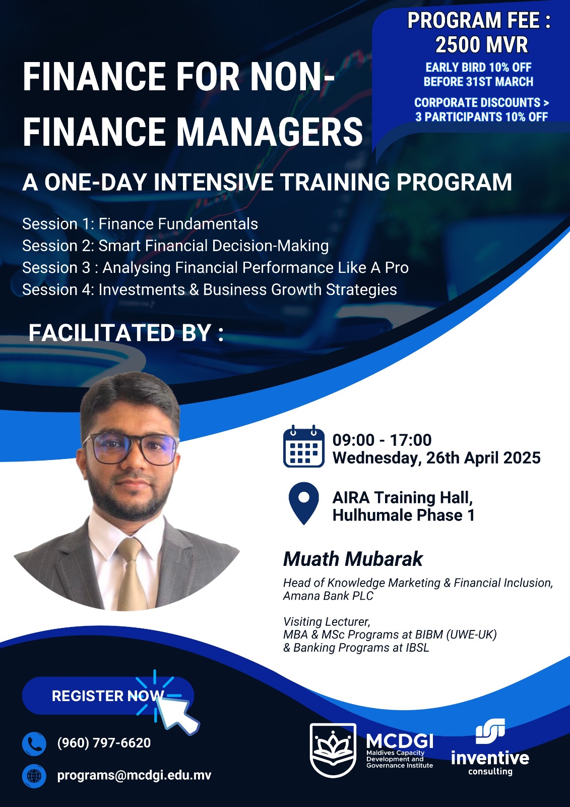 Intensive Training: Finance for Non Finance Managers | MCDGI